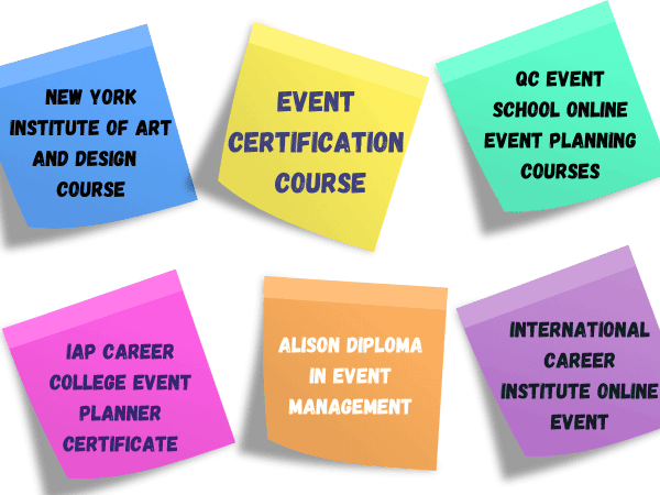 Best Online Event Planning Certification – Top 5 for 2024